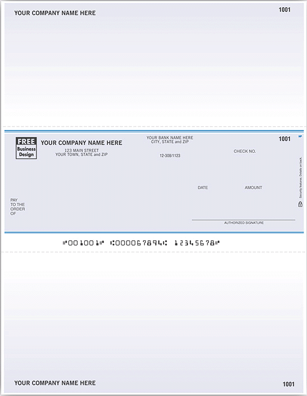 ANS Business Forms & Systems -# 13141- Laser Multipurpose Check - DAC Easy